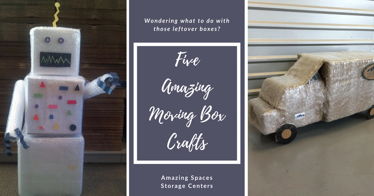 Amazing Box Crafts To Make From Your Leftover Moving Boxes